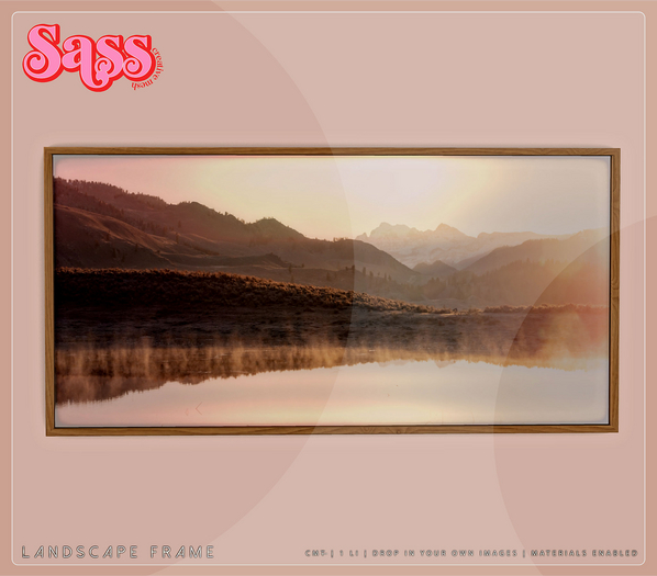 Second Life Marketplace - Sass [HD] Landscape Frame